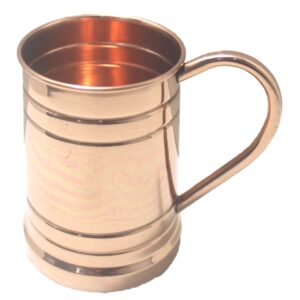 STREET CRAFT 100% Authentic Copper Moscow Mule Mug Copper Moscow Mule Mugs Cups Capacity 20 Ounce Tanker Shape