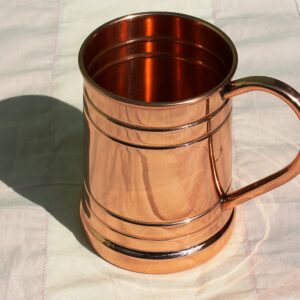 STREET CRAFT 100% Authentic Copper Moscow Mule Mug Copper Moscow Mule Mugs Cups Capacity 20 Ounce Tanker Shape