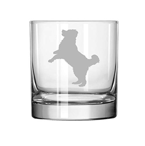 11 oz Rocks Whiskey Highball Glass Bernese Mountain Dog