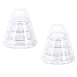 sm sunnimix 2pcs tier lightweight macaron tower display carrying case