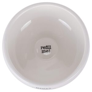 47th & Main Glossy White Ice Cream Bowl, 1-Count, Dads