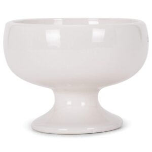 47th & Main Glossy White Ice Cream Bowl, 1-Count, Dads