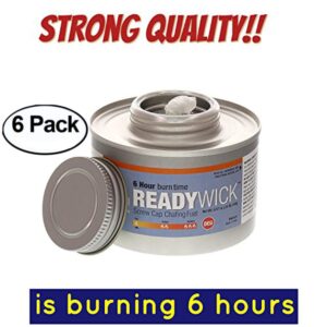 chafing fuel 6 hour,Chafing Gel Dish Fuel 6 Cans, Entertainment Cooking Fuel gel fuel cans, 6 hours cooking fuel cans, cooking fuel gel (6, 6 Hour)