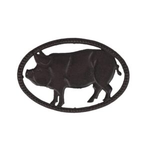 Cast Iron Pig Trivets for Hot Dishes