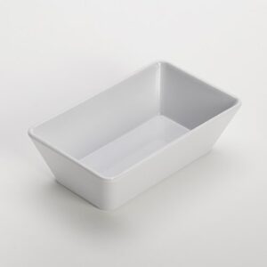 american metalcraft melrc3 shallow melamine bowl, square, 10-ounces (5 ⅝" x 3 ⅜" x 1 ¾-")