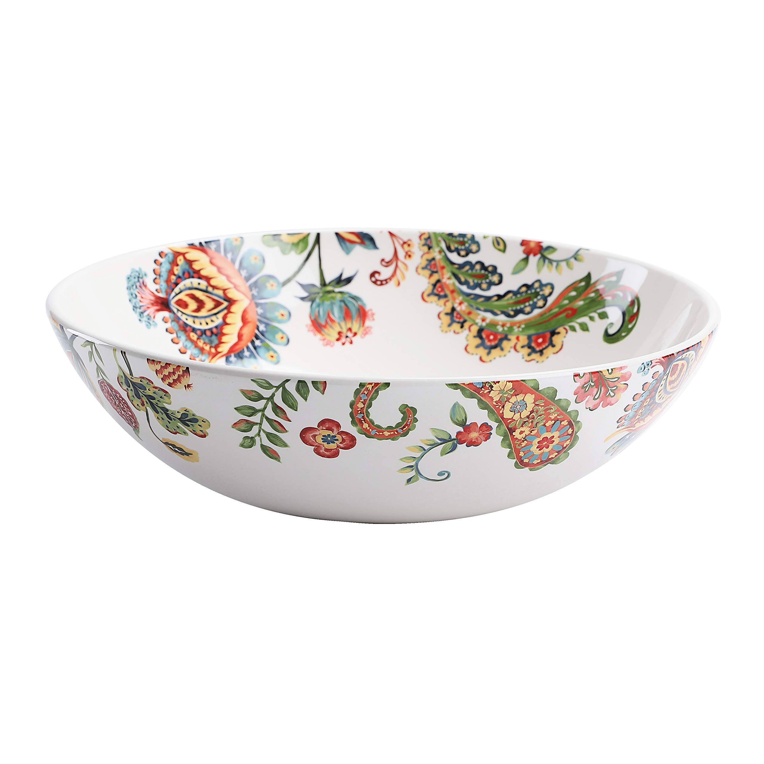 Bico Protea Cynaroides Ceramic 13 inch Serving Bowl, Microwave & Dishwasher Safe