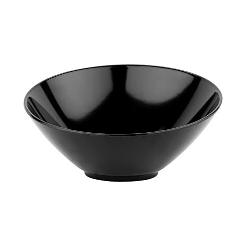 G.E.T. B-789-BK Angled Cascading Serving Bowl for Salads, Snacks and Pasta, 1 Quart / 10", Black