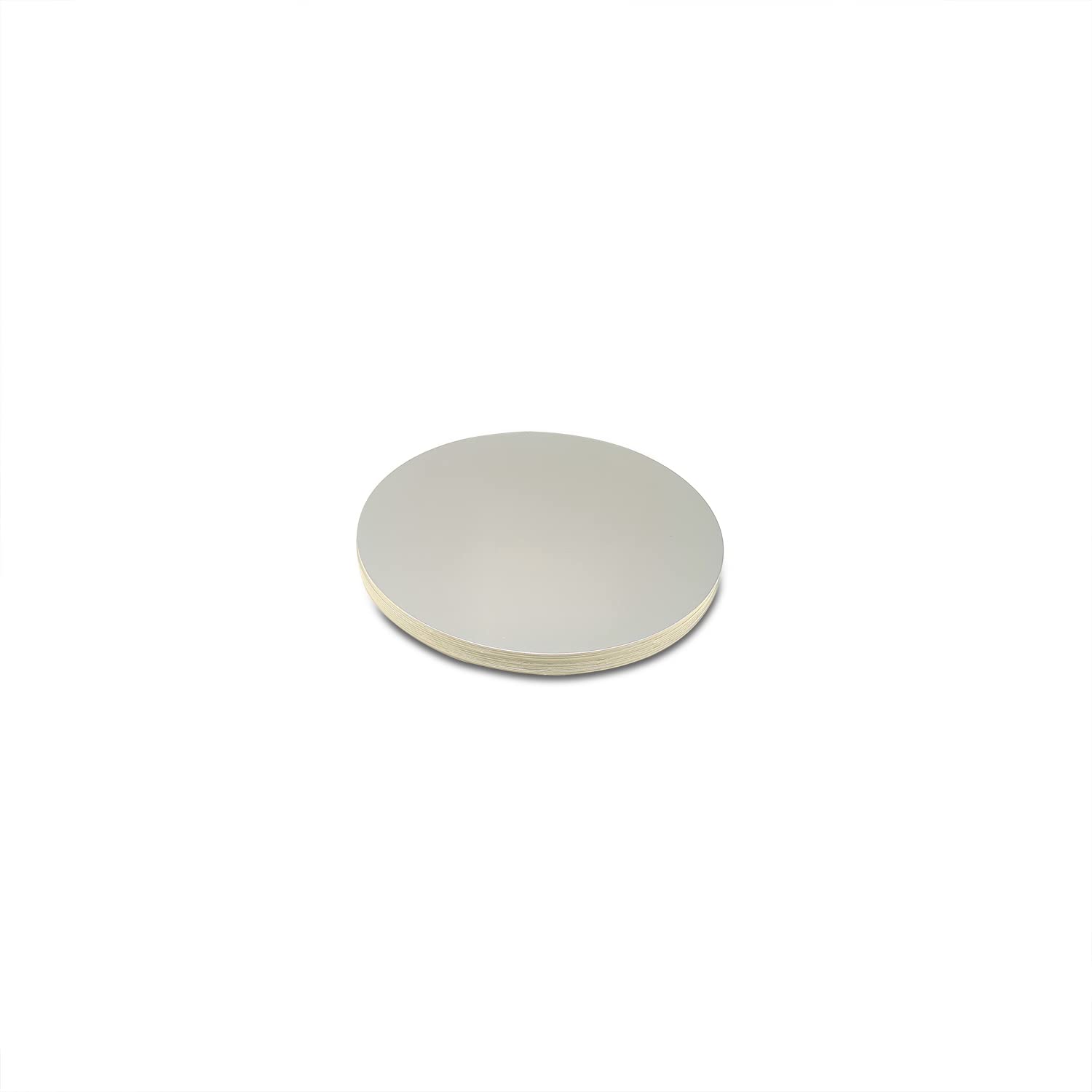 Mombake Cake Boards Rounds, 10-Pack Cake Stands Circle Base Cardboard Cakeboard(Silver, 6-Inch)