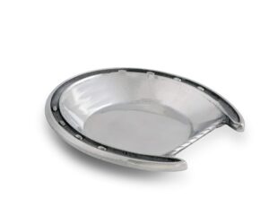 arthur court designs aluminum lucky horseshoe nut candy bowl 5.25 inch long