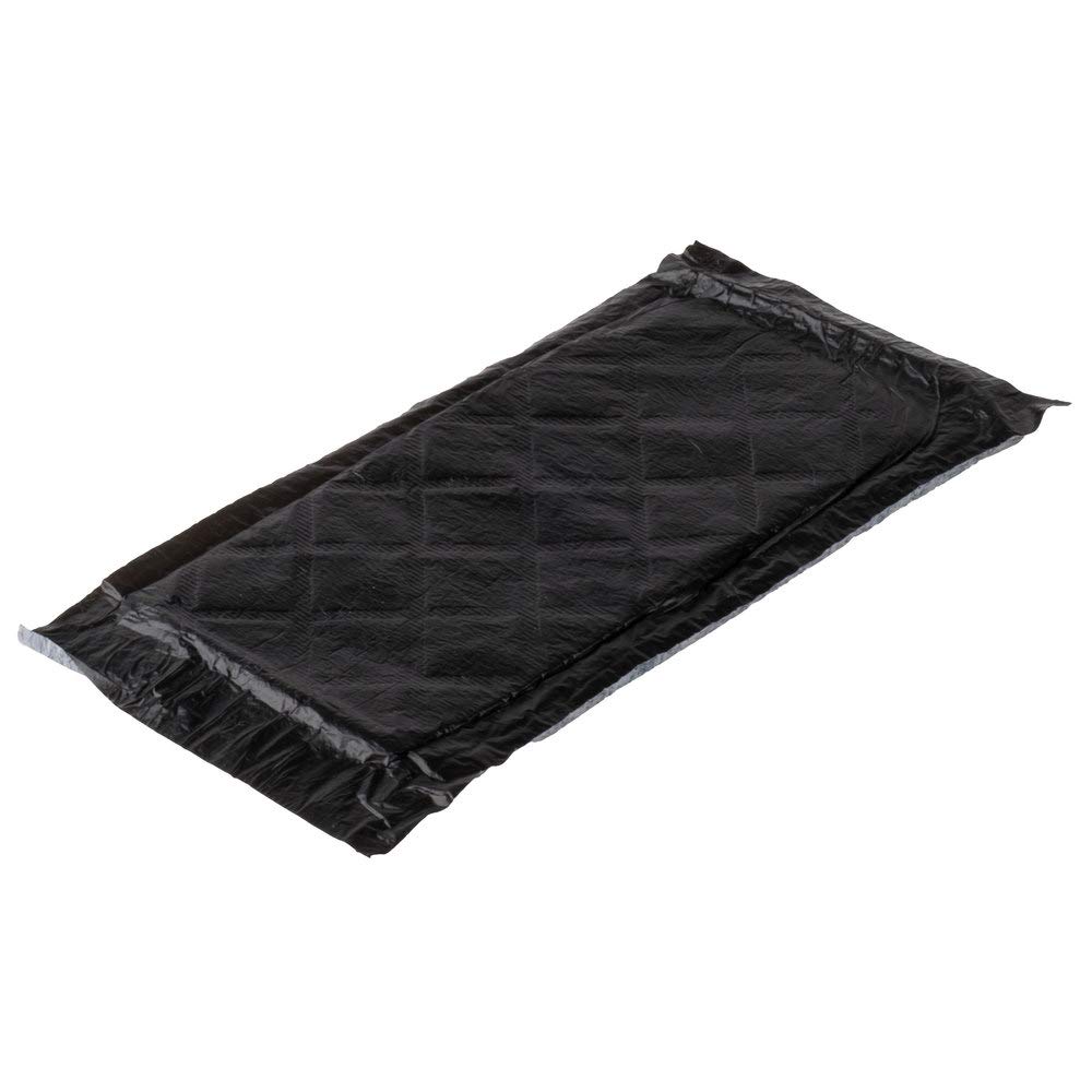 Black 4" x 7" Absorbent Meat, Fish and Poultry Pad 40 Grams - 2000/Case