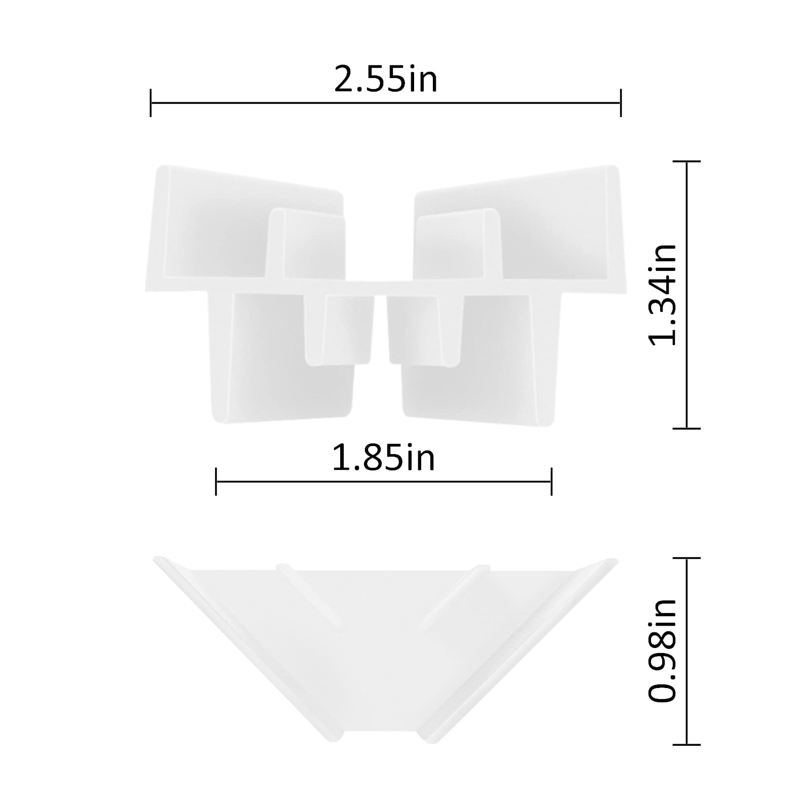 16 Pcs Tray Stackers for Freeze Dryer Trays Accessories, CEHNCEH Tray Stackers Compatible for Harvest Right Trays. to Easily Stack Trays While Freezing, Reducing Space (White)