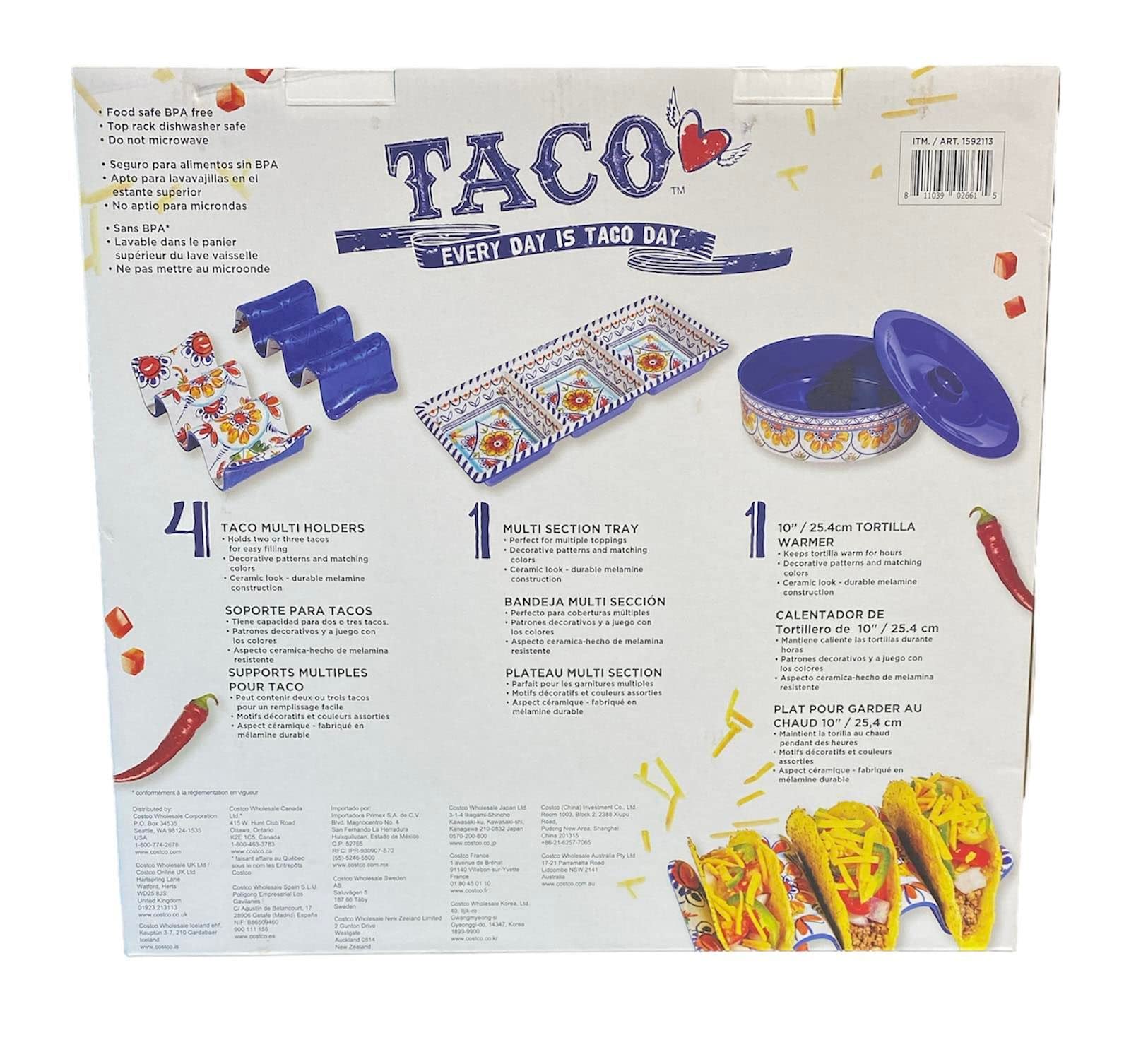 Prepara 6 Piece Taco Preparation Set