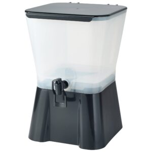 winco square 3 gallon beverage dispenser