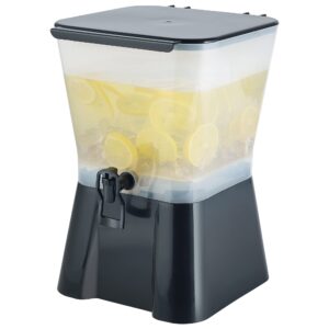 Winco Square 3 Gallon Beverage Dispenser