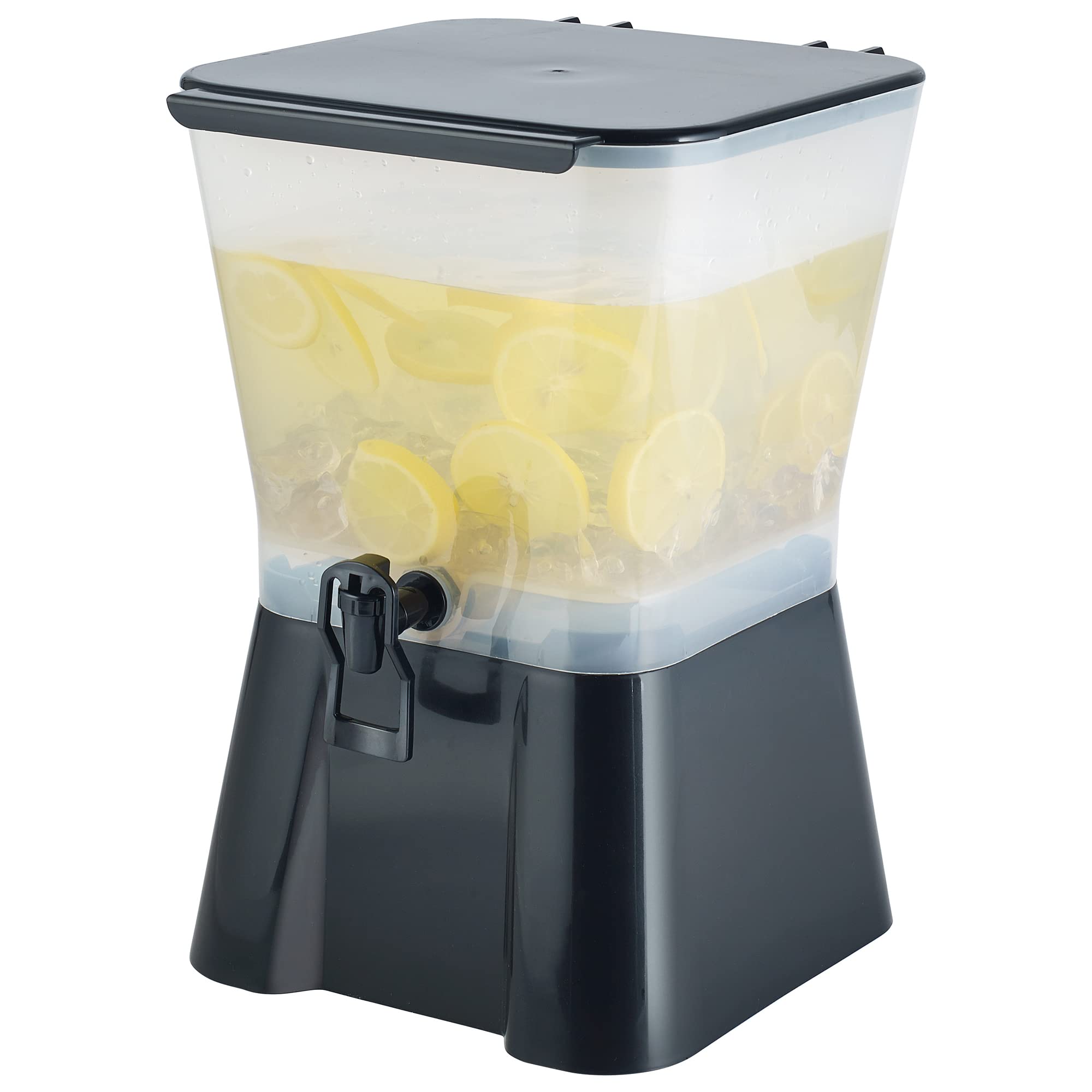 Winco Square 3 Gallon Beverage Dispenser