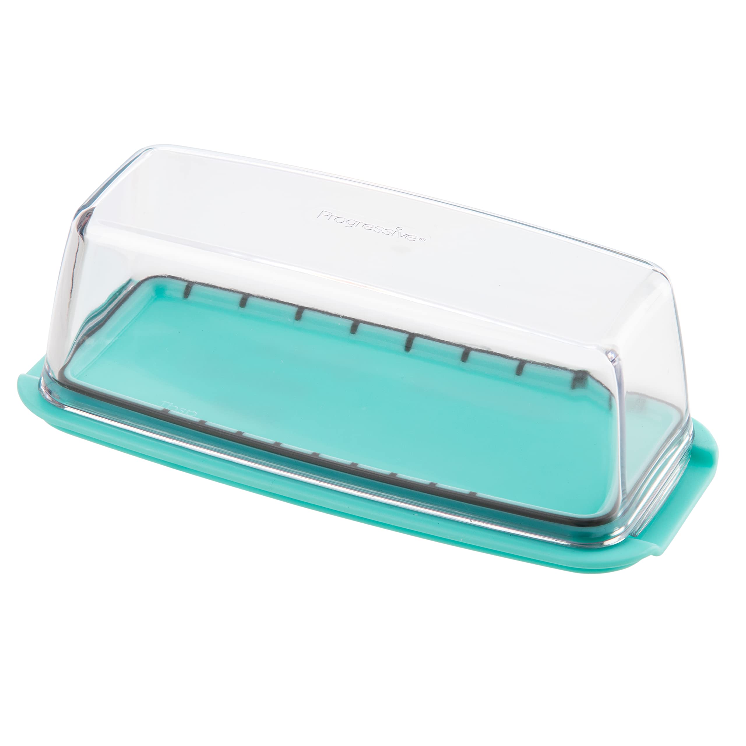 Prepworks from Progressive Progressive ProKeeper Airtight Butter Container with Measure Markings, Turquoise 2.94 x 6.5 x 3 inches gbd-2 GBD-2TURQUOISE