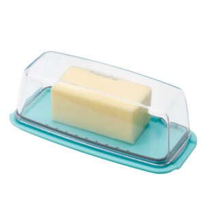 Prepworks from Progressive Progressive ProKeeper Airtight Butter Container with Measure Markings, Turquoise 2.94 x 6.5 x 3 inches gbd-2 GBD-2TURQUOISE