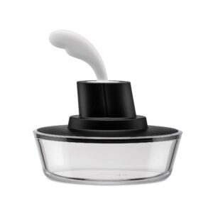 Alessi, B Ship Shape Butter Dish, Black