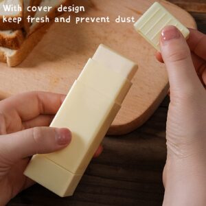 SuanlaTDS 1 Pc Portable Plastic Butter Spreader Butter Stick Container Rotating Dispenser for Toast Pancake Cooking