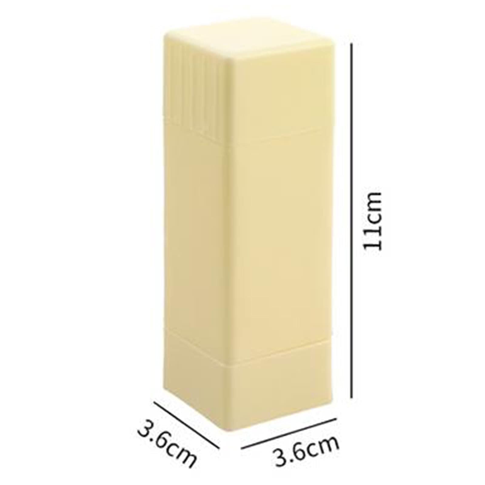 SuanlaTDS 1 Pc Portable Plastic Butter Spreader Butter Stick Container Rotating Dispenser for Toast Pancake Cooking