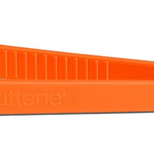 Butterie Flip-Top Butter Dish and Toaster Tongs Bundle (Orange)