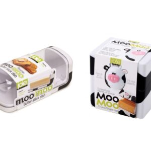 Joie Moo Moo Butter Stick Dish Bundle with Moo Moo Cheese Singles Pod