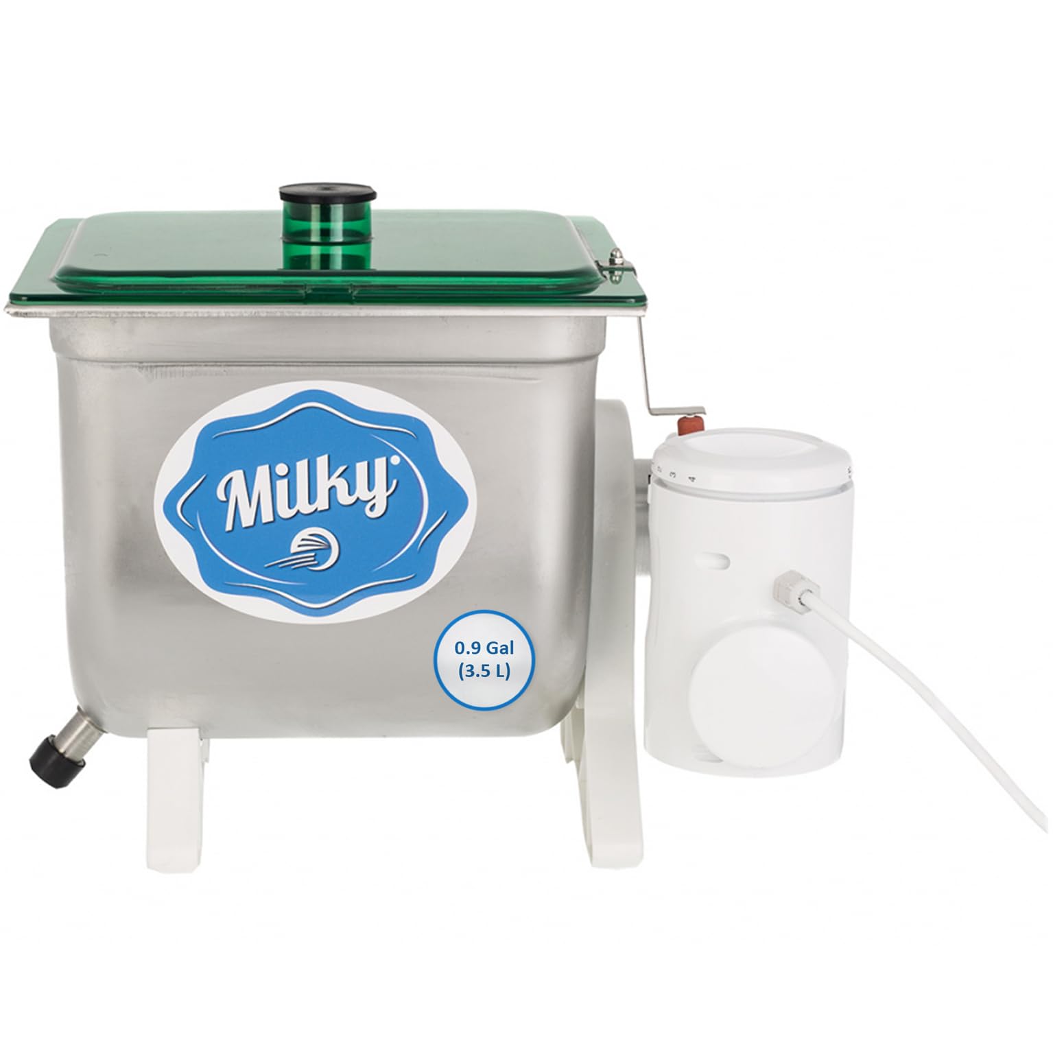 Electric Butter Churn Milky FJ 10 (115V) | Made of Stainless Steel | Fresh Homemade Butter in 20-30 minutes | Easy to Use | 0.9 Gallon Capacity | Made in the EU | 2-Year Warranty