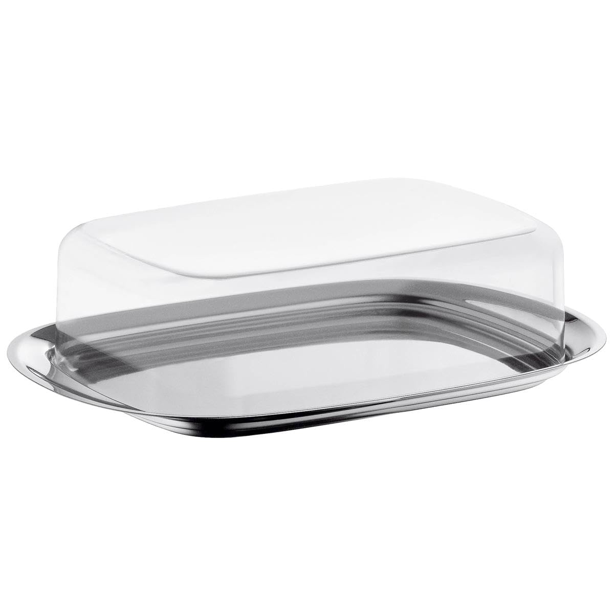 WMF Butter Dish, 12.3 x 18.7 x 4.8 cm, Silver