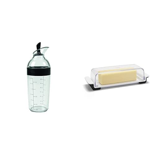 OXO Good Grips Salad Dressing Shaker and Butter Dish Bundle