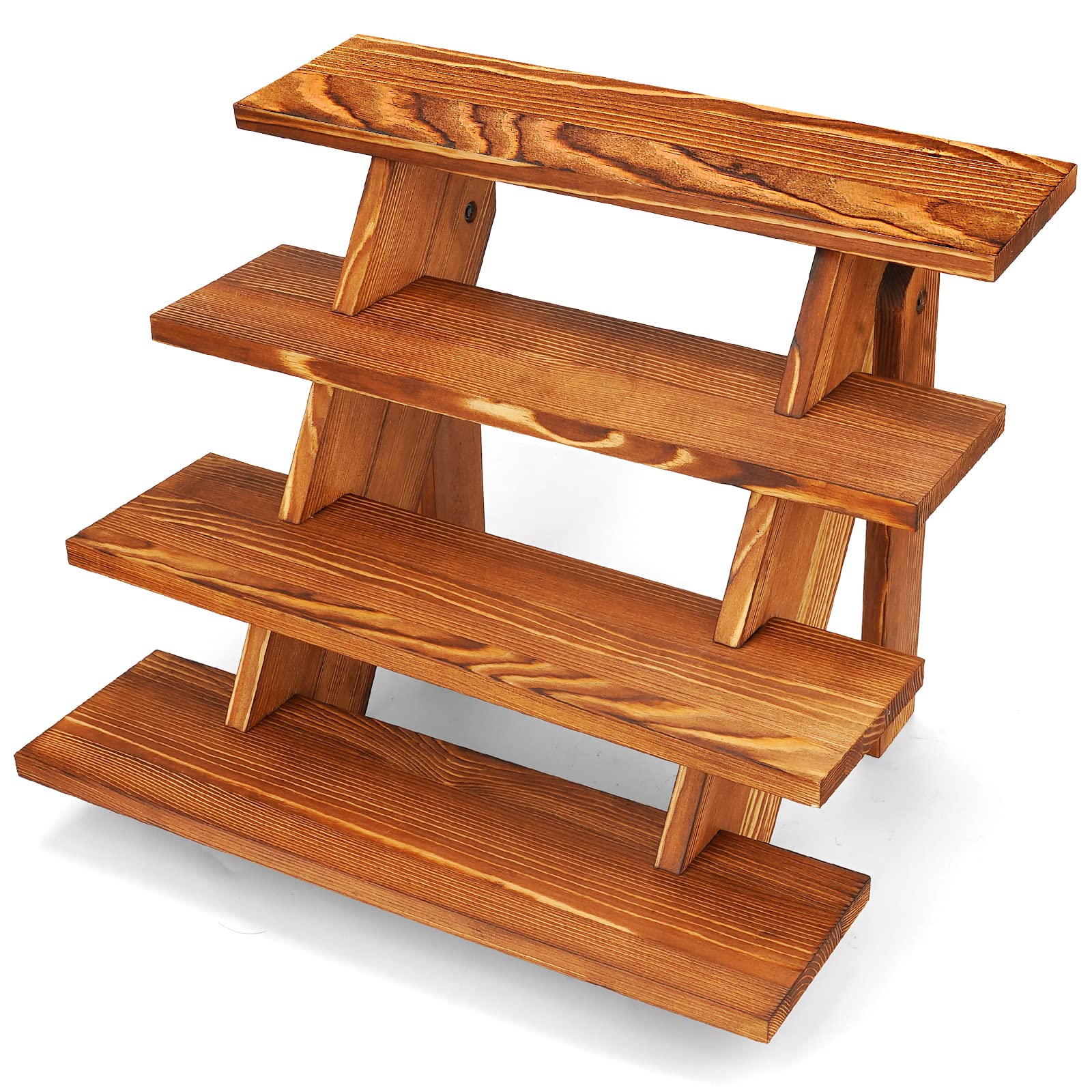 Wooden Cupcake Towers, Wood Cup Cake Stand for Products Vendor Events Tool Free, Rustic Risers For Displays Ideal Craft Funko Pop Shelves, Outdoor Plant Stand Indoor, Dessert Table Display Set