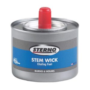 candle corp of america sterno stem wick chafing fuel ste10102 24/pk