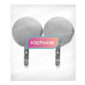 Kichvoe 2pcs Stainless Steel Chafer Wick Fuel Holder Canned Heat Holder Chaffing Dishes Replacement for Buffets Catering Event