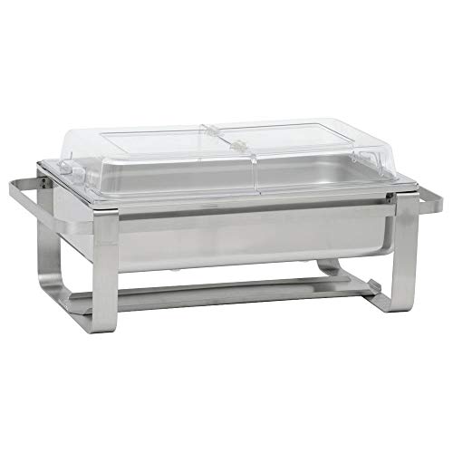 Chafer Cover Clear Polycarbonate Flip-Top - 21 1/2 L x 12 1/2 W x 2 1/2 H