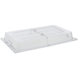 Chafer Cover Clear Polycarbonate Flip-Top - 21 1/2 L x 12 1/2 W x 2 1/2 H