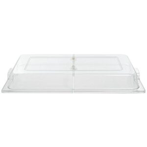 Chafer Cover Clear Polycarbonate Flip-Top - 21 1/2 L x 12 1/2 W x 2 1/2 H