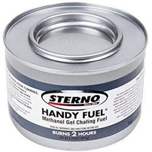 sterno products 20102 2 hour handy fuel methanol gel chafing fuel 6.7oz 2/pack