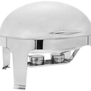 Winco Oval Roll Top Chafer, 8-Quart