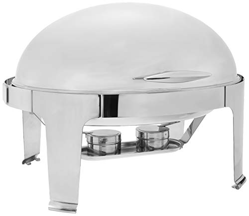 Winco Oval Roll Top Chafer, 8-Quart