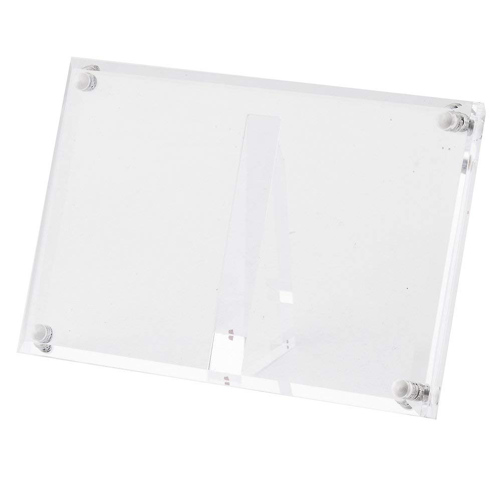 TableCraft A362 Acrylic 4 Magnetic Card / Sign Holder - 12 / CS"