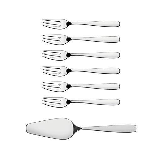 Tramontina Essential Dessert Forks, 6 Pcs. + 1 Cake Server