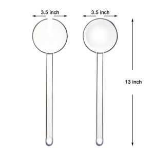 Youngever 4 Pieces 12.8 Inch Plastic Salad Servers, Set of 2