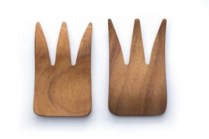 ironwood gourmet kodiak, 1.5 x 3.75 x 6 inches, bear claw salad server set