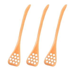 7" Wooden Honey Dipper Sticks, Honey Comb Spoons, For Handmade Honey Dispenser and Mixing Stirrer (12-Pack)