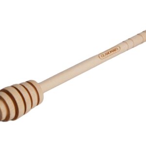 Glandmars Honey Dipper Stick Wooden-Dippers Long Honeycomb Drizzle 6 inch Stirrer Spoon Honey Drizzle stick 3.15x7