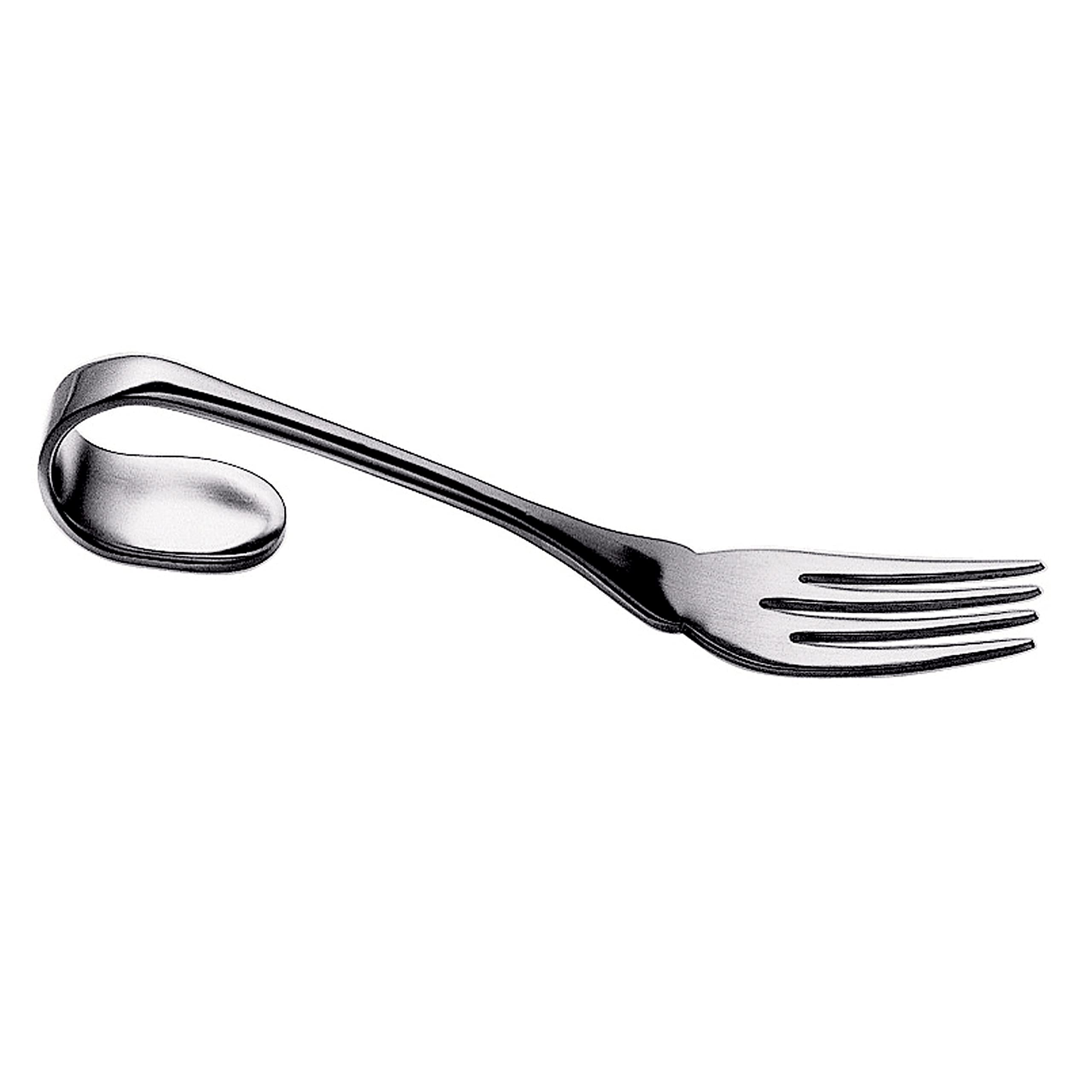 Mepra AZ10001121 Fantasia Table Fish Fork – [Pack of 12], Happy, 19.5 cm, Stainless-Steel Dishwasher Safe Tableware