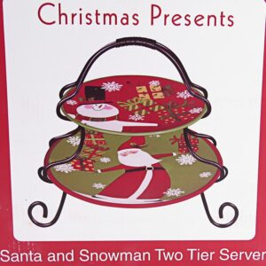 Certified International Christmas Presents 2-Tiered Server