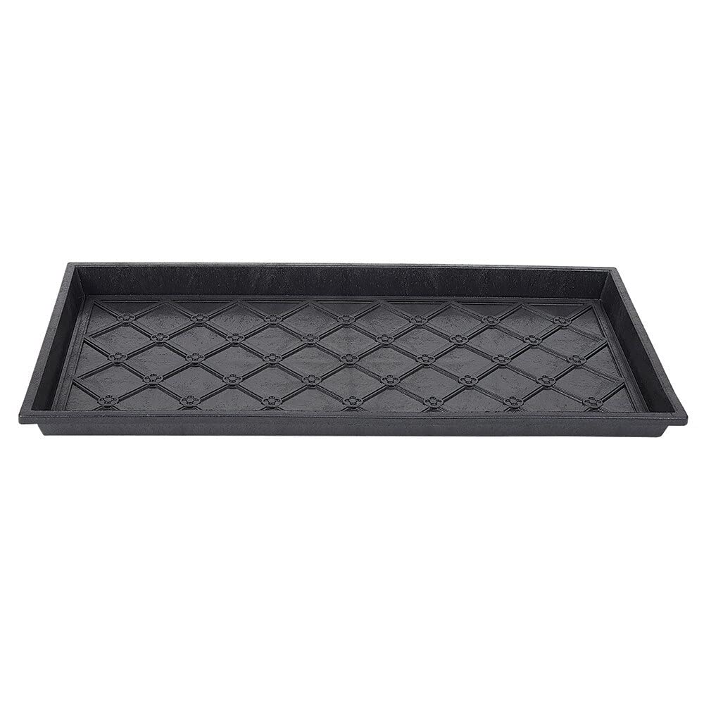 MULTY HOME LP OLK1836 17" x 35" Manor Lattice Black Boot Tray