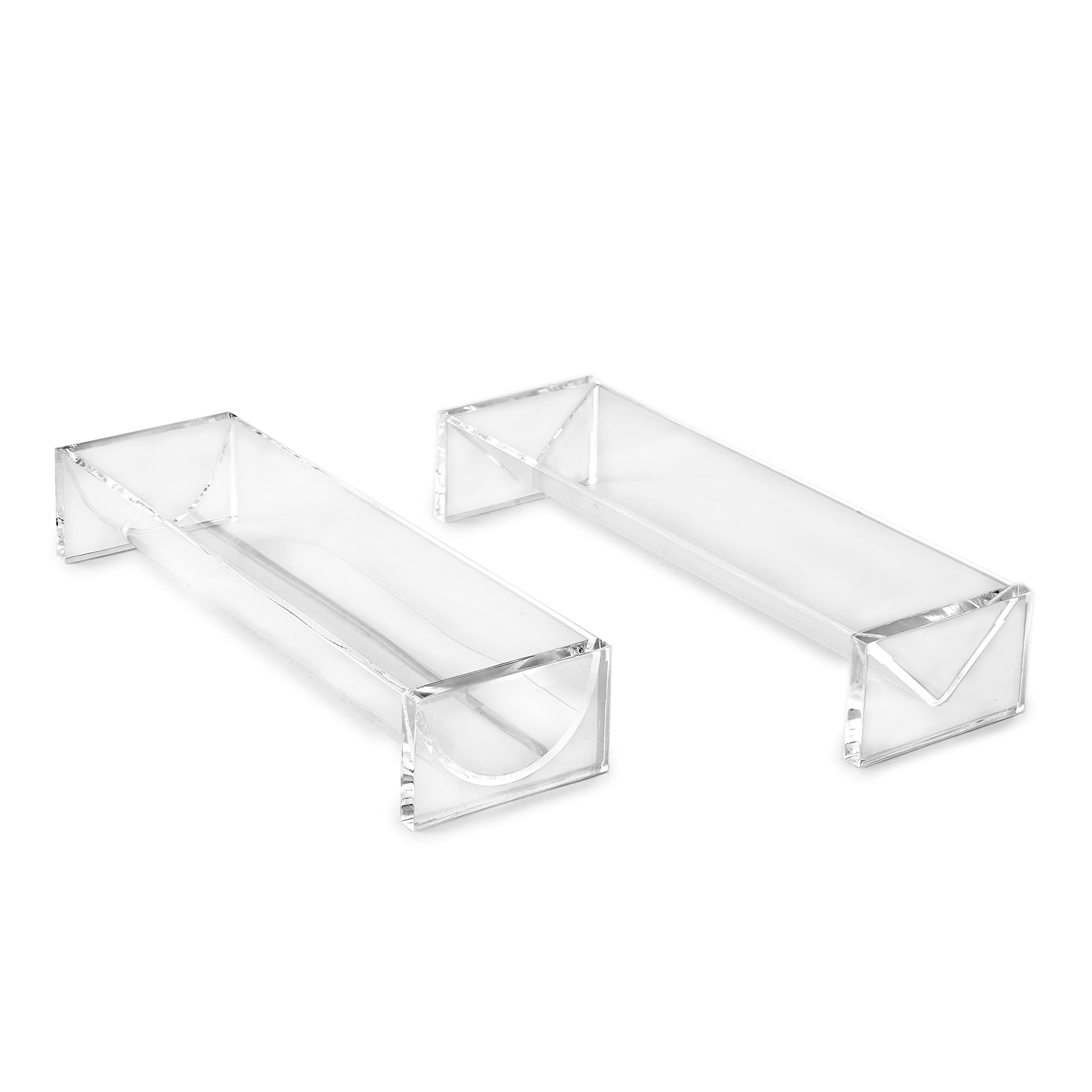 Huang Acrylic Clear Cheese & Cracker Tray Set (Cracker Holder Set)