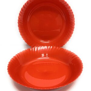 Mintra Home Curly Collection (11.75in Bowl 2pk, Red)