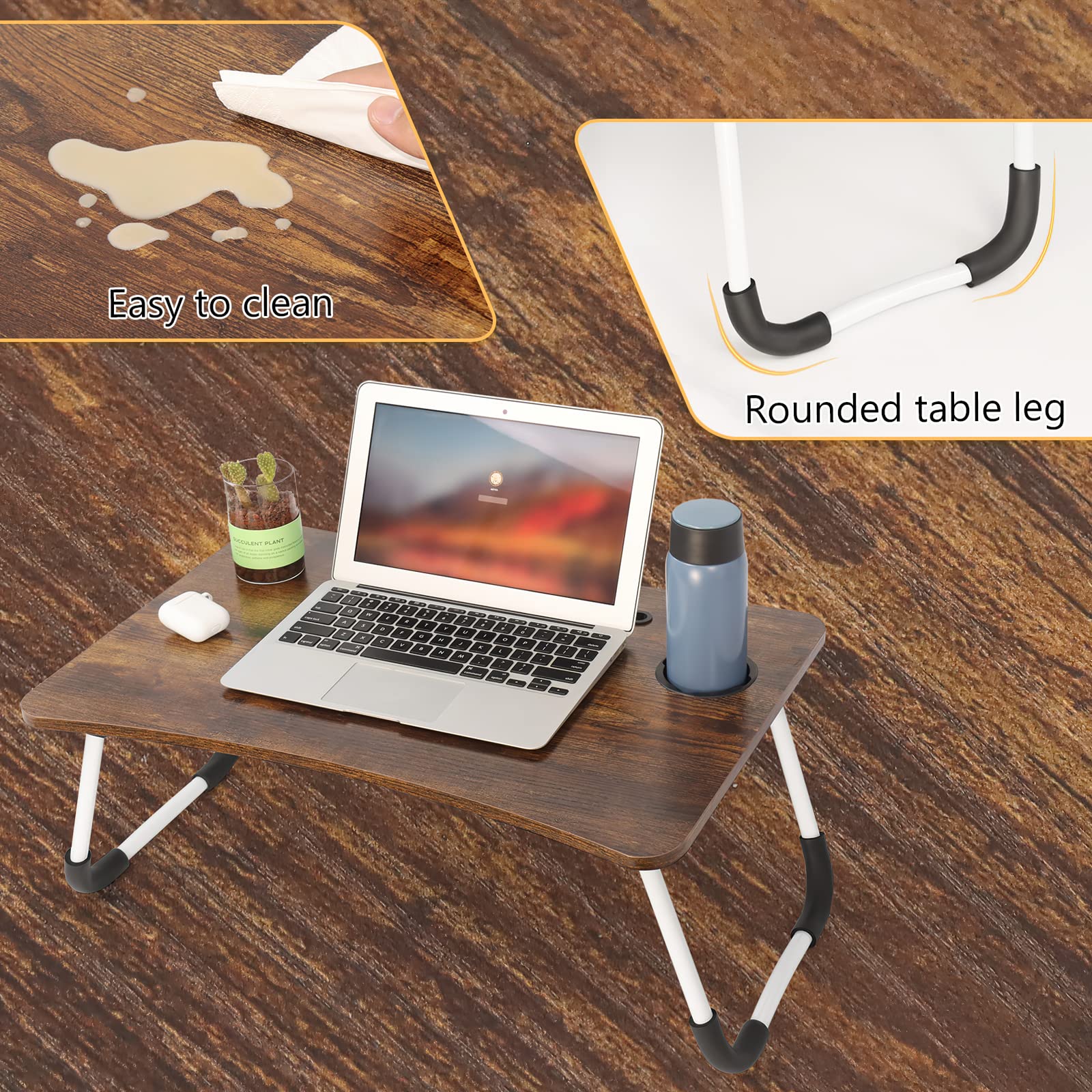 2 Pack Bed Tray Table & Laptop Stand